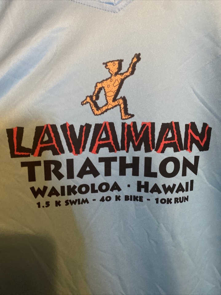 LAVAMAN TRIATHLON COMPETITOR HAWAII DRI TECH SHIRT SIZE LARGE BIG ...