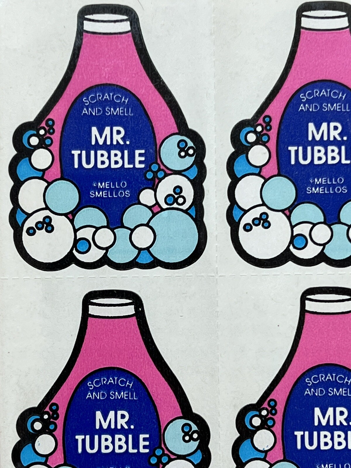 Mello Smello Scratch Sniff Stickers Mr. Tubble Soap & Hot Dog 80’s ...