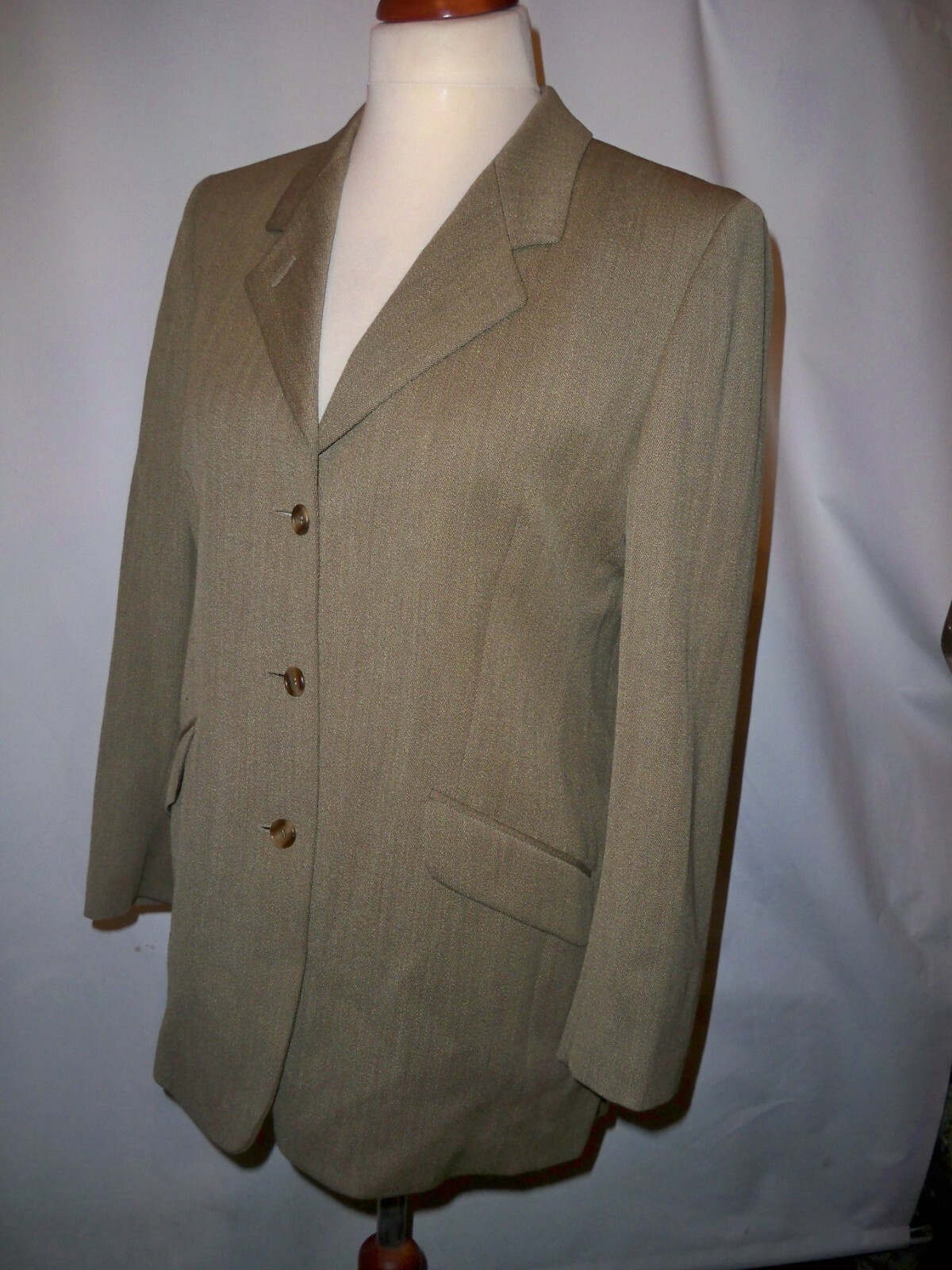 DAKS SIGNATURE VINTAGE TWEED WOOL 3 PIECE SUIT S… - Gem