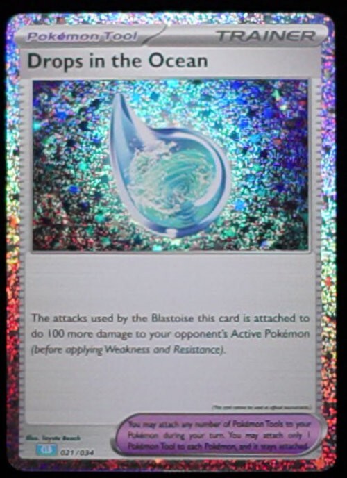 Pokémon Drops in the Ocean Pokemon: Trading Card Game Classic 021/034 ...