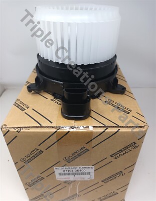 Genuine Toyota 87103-0K400 Motor Sub-Assy Blower W/Fan 871030K400 OEM ...