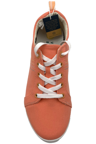 Vionic Beach Washable Canvas Lace-Up Sneaker Papaya | eBay