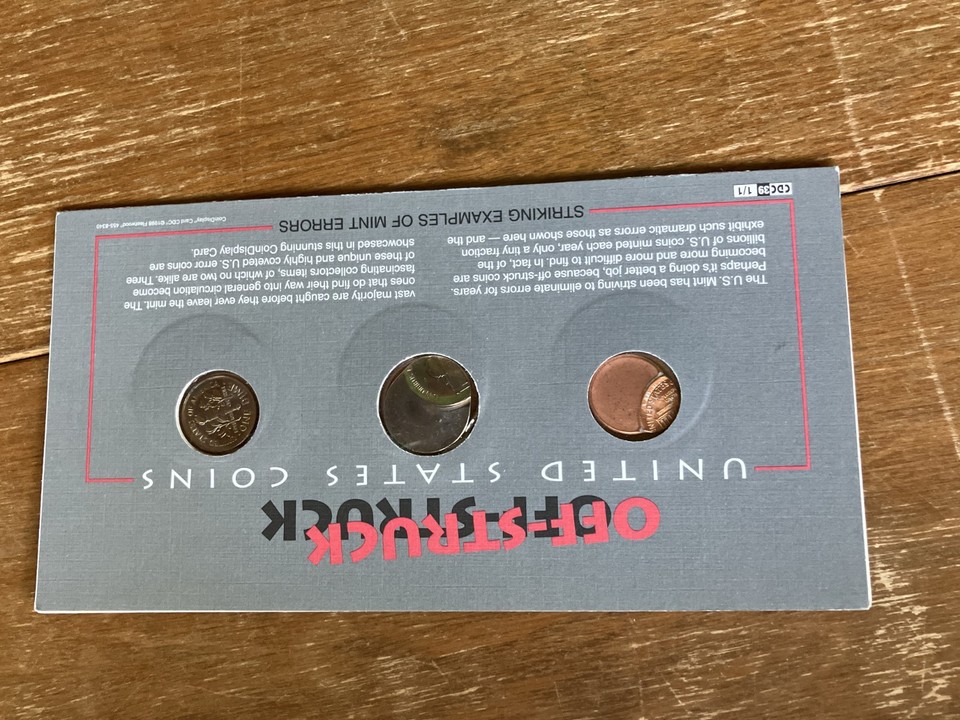 Off Struck United States Coins: Lincoln cent, Jefferson nickel, dime | eBay