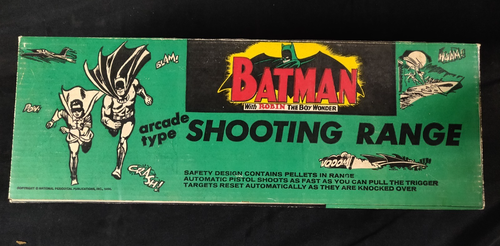 Vintage 1966 Marx Toys Batman and Robin arcade type Shooting Range w ...
