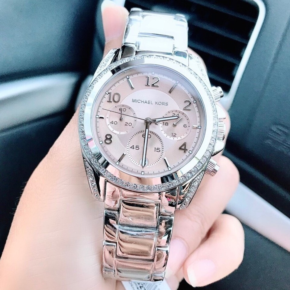 NEW Michael Kors MK6761 Blair Quartz Watch with Stainless Steel Strap ...