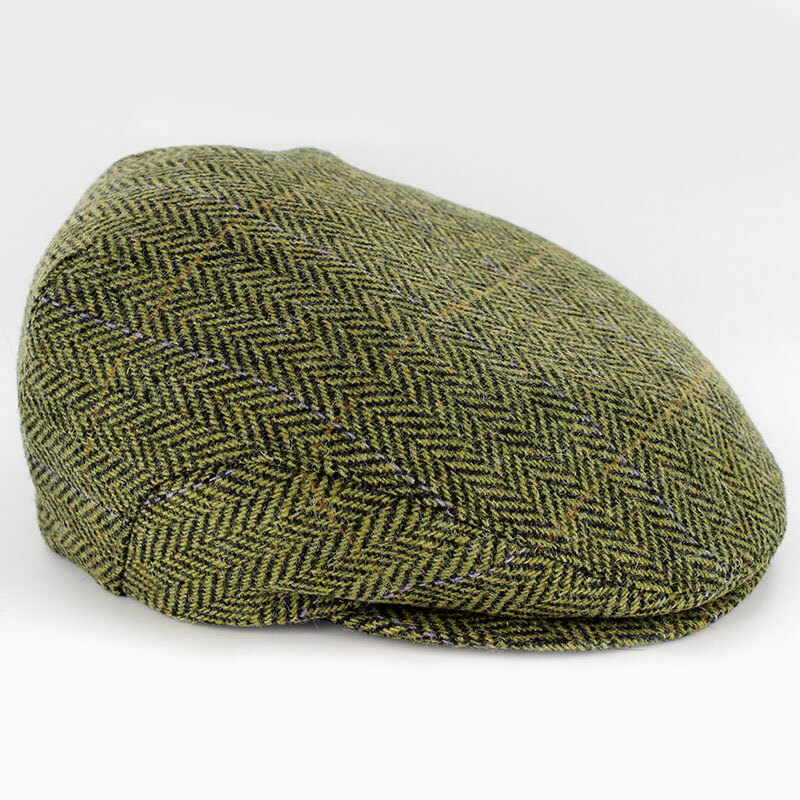 Irish Wool Mucros Weavers Tweed Trinity Flat Cap - Lots of Colours to ...