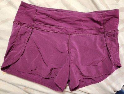 Lululemon shorts size 6, wine color | eBay