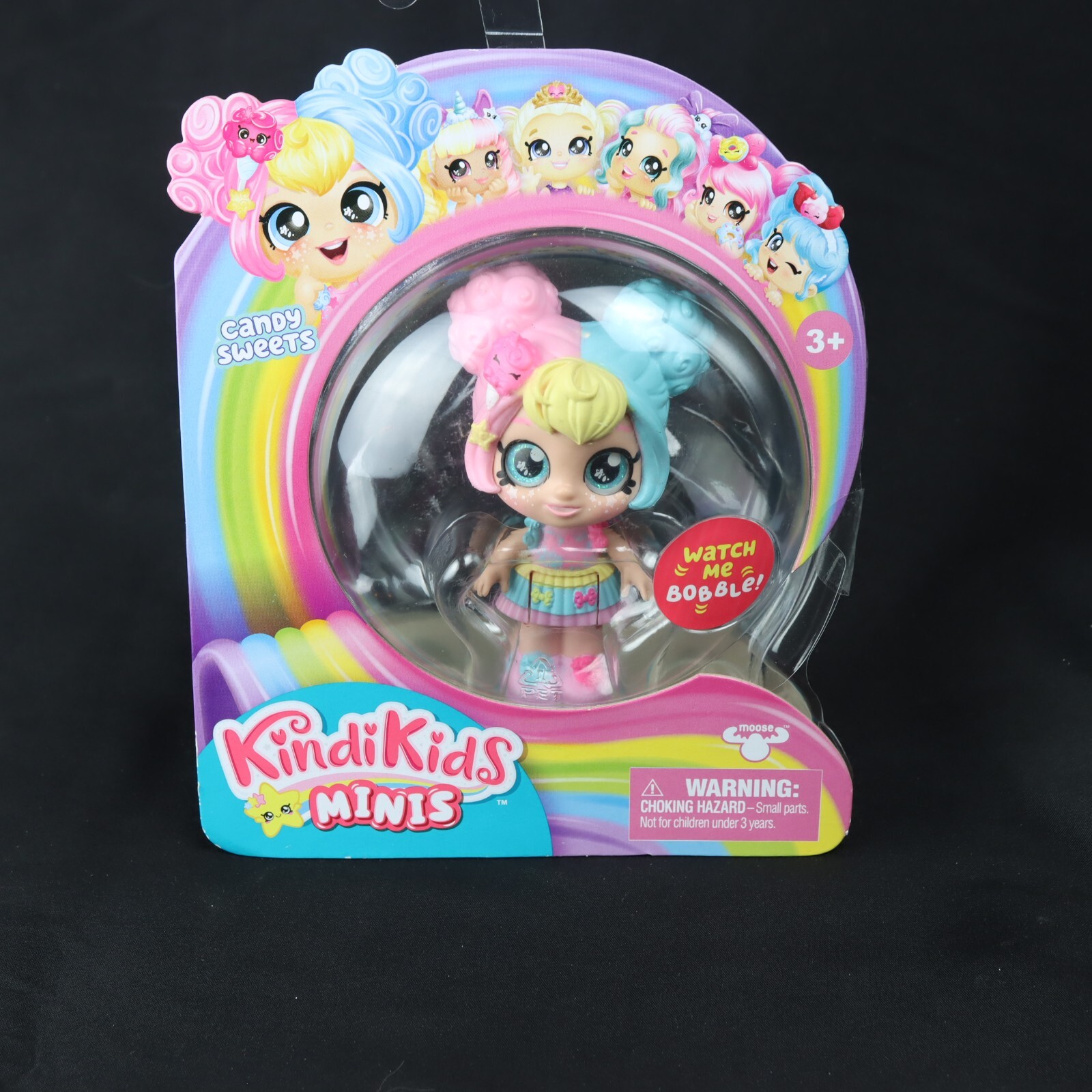 Kindi Kids Mini posable bobblehead Candy Sweets girl | eBay