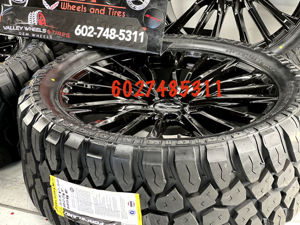 22" CHEVY SILVERADO TAHOE GMC 1500 Z71 TRAILBOSS RIMS/TIRES OFFROAD ...
