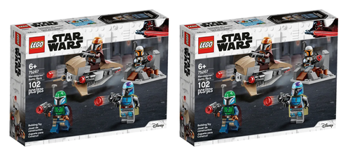 Two sets x Lego Star Wars Mandalorian Battle Pack (75267) | eBay