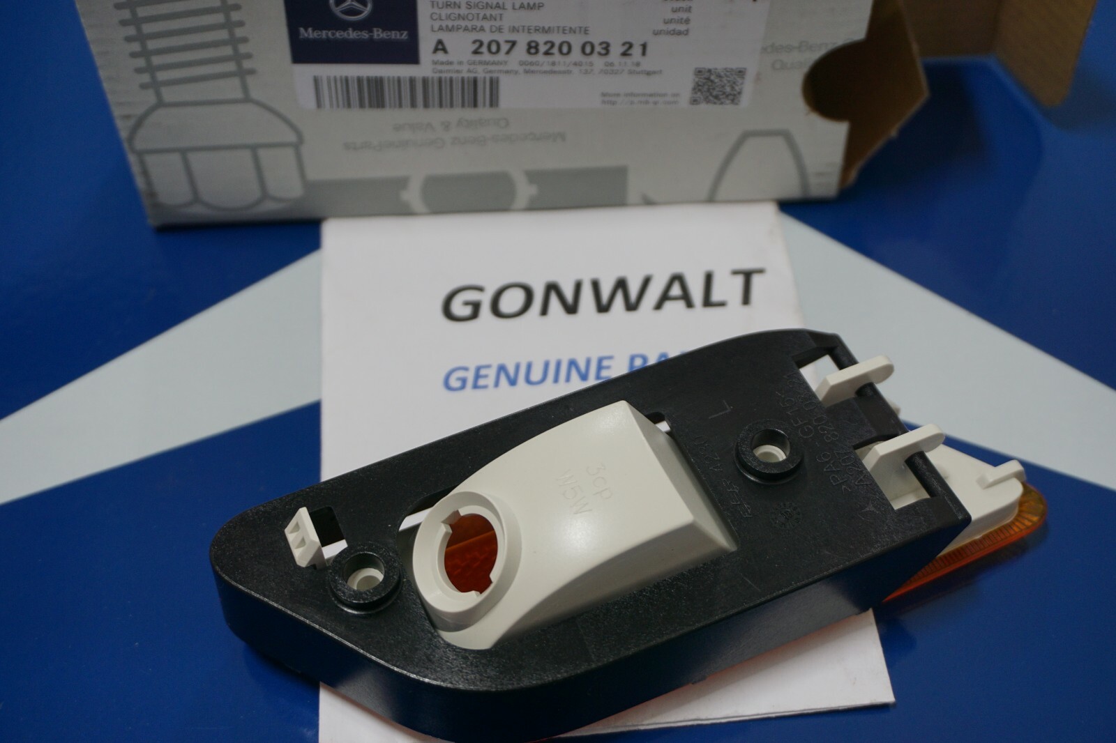 2078200321 Mercedes Benz OE Factory Front Bumper Side Marker Light E ...