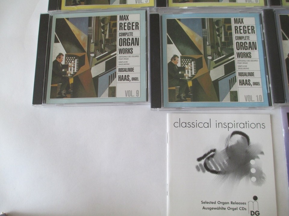 Max Reger Complete Organ Works cd boxed set of 12 cds | eBay