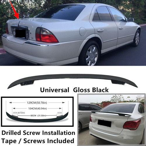 Gloss Black Universal Fit For 2000-2006 Lincoln LS Sedan Trunk Lip ...