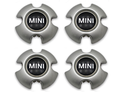 Genuine MINI R56 R55 R57 R58 R59 06- Wheel Center Hub Caps 4x Silver 15 ...