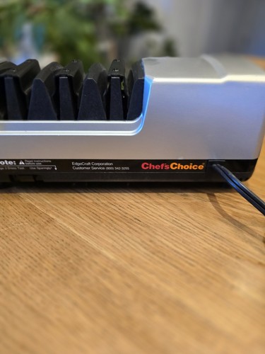 Chefs Choice Trizor Edge Electric 3 Stage Knife Sharpener Model 15 XV ...
