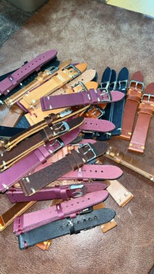 #110 20mm WHOLESALE 50pcs Mix Colour Leather Watch Strap Band | eBay