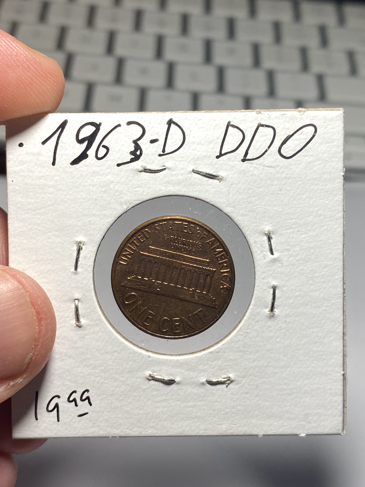 1963 D United States 1 Cent Error Coin - Double Die (DDO) | eBay