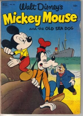 Walt Disney's Mickey Mouse Four Color Comic Book #411 Dell 1952 VERY ...
