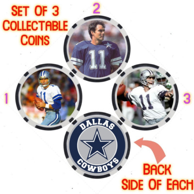 DANNY WHITE - LEGENDARY COWBOYS FOOTBALL PLAYER - COLLECTABLE COIN SET ...