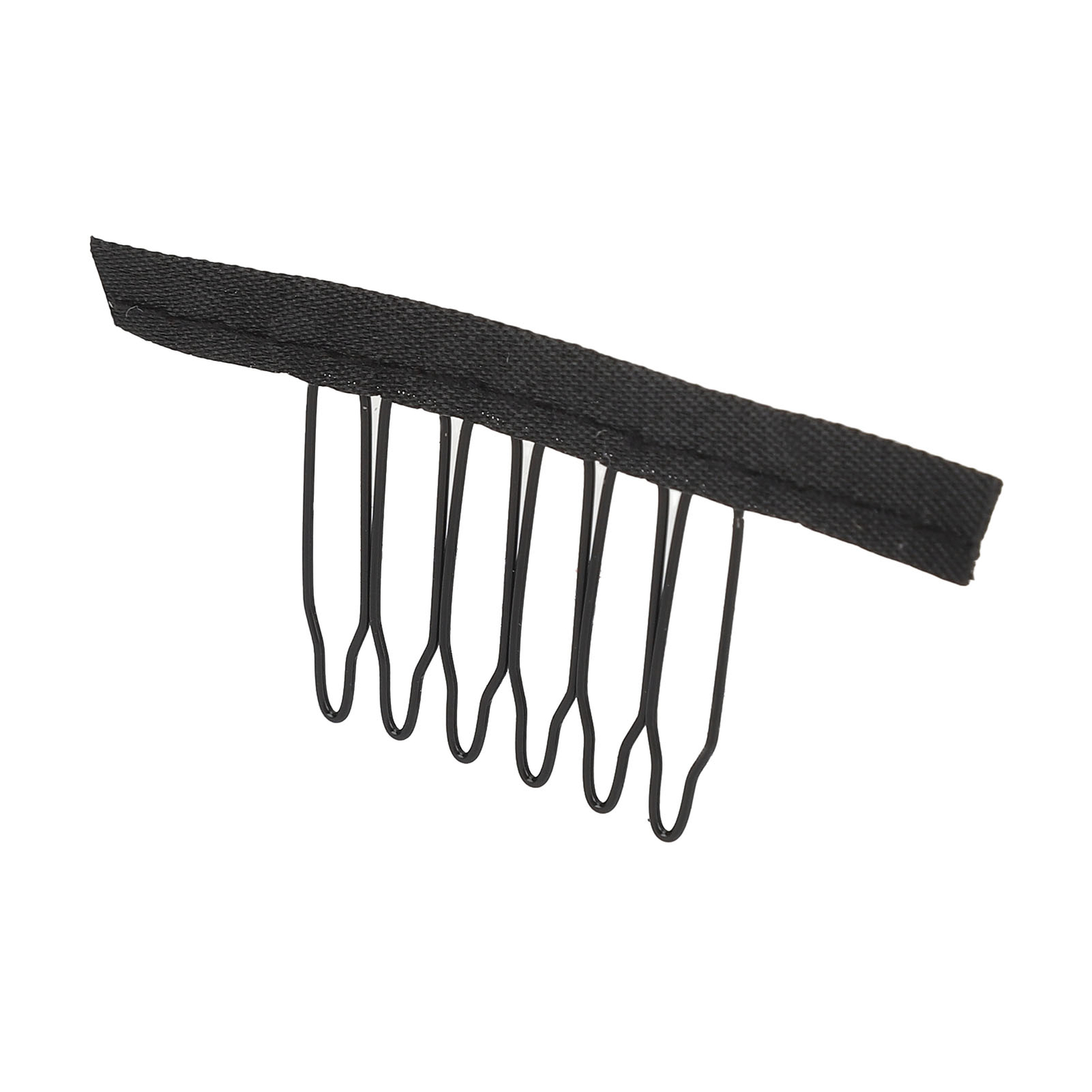 100PCS Wig Comb Clips 6 Teeth Hairpiece Mesh Cap Snaps Extension Hair ...