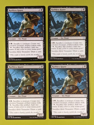Ruthless Knave x4 Ixalan 4x Magic the Gathering MTG | eBay
