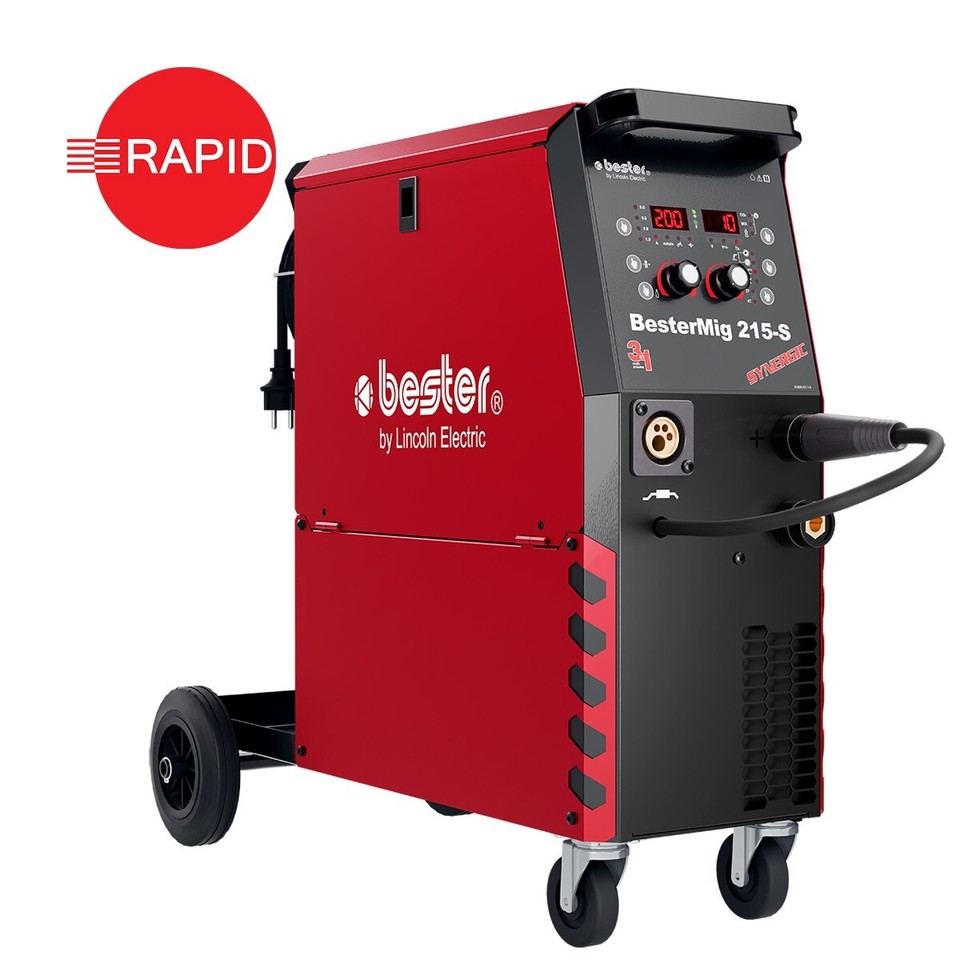 Lincoln Bester 215-S Multi Process MIG Welder Package 230v, with 2 Year ...