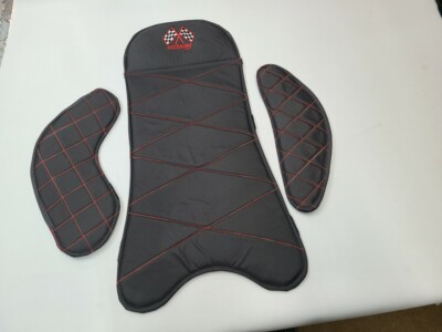 GO KART SEAT PADS CHAMP KART WING KART SIZE ADULT RED RD/BK SEAT PAD ...