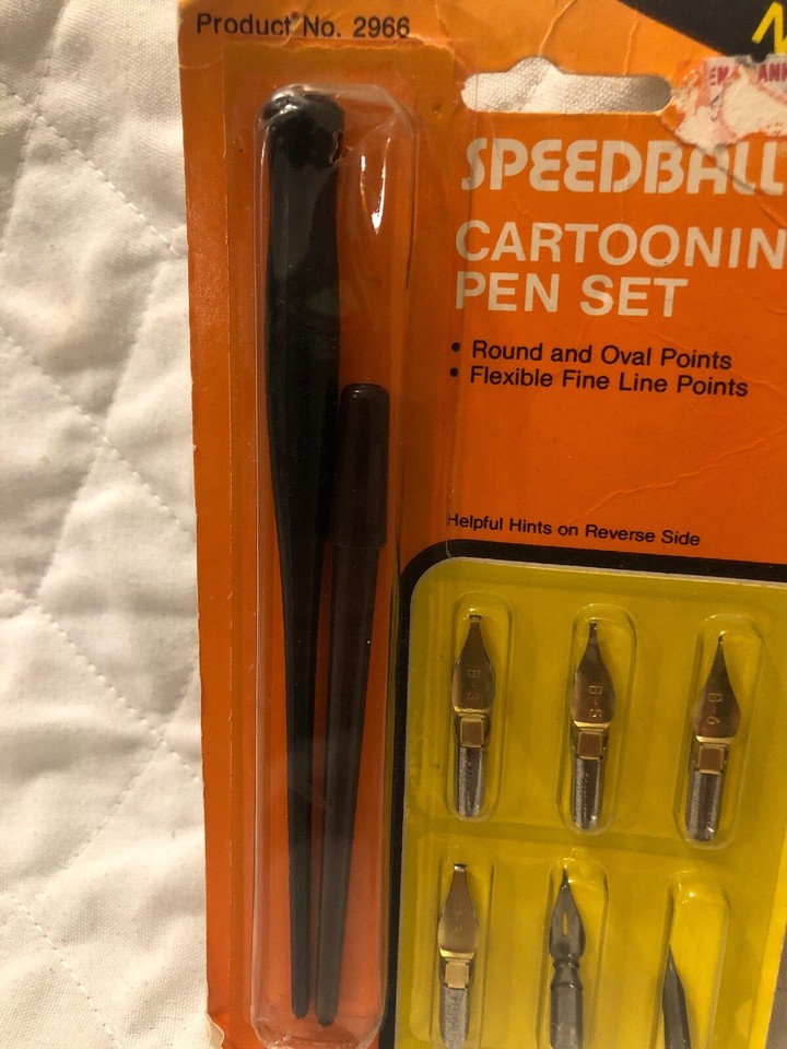 Speedball No. 5 Artists Pen Set (Ideal For Calligraphy , Cartooning Etc ...