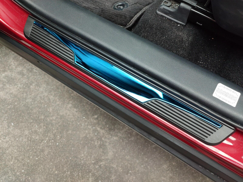 4PCS Blue Door Scuff Sill Cover Panel Step Protector for Ford F-150 ...