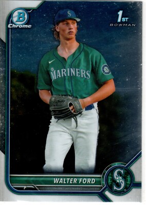 Walter Ford Seattle Mariners 2022 Bowman Draft Chrome 1st Bowman | eBay
