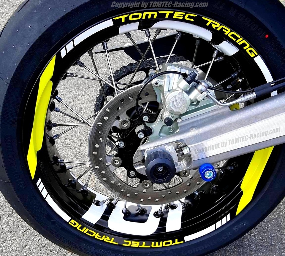 Stickers Rims Stickers Supermoto Husqvarna 701 Husky FS Fe 350 450 501 ...