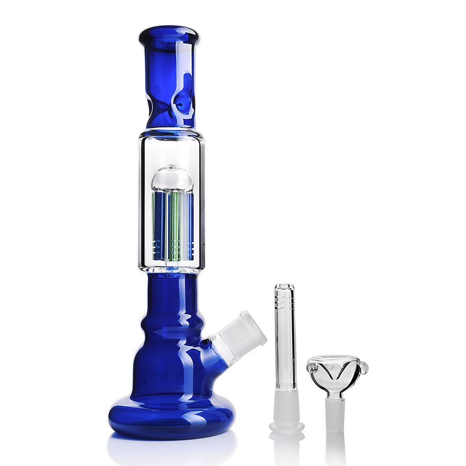 Arm Tree Perc Glass Water Pipe Bong Hookah Bubbler Thick Smoking Rig ...