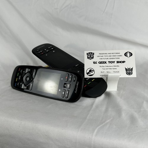 Logitech Harmony N-R0007 Black Wireless Remotes Lot 2.4” Screen Charges ...