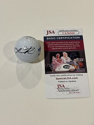 JSA COA LYDIA KO Signed Autographed The Annika LPGA Golf Ball Olympic ...