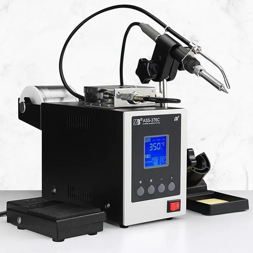 ASS-376 Foot Pedal Type Automatic Soldering Machine Tin Feeder 150W ...