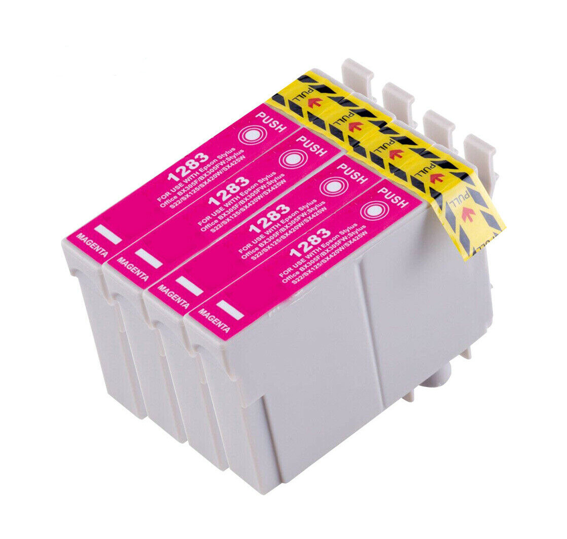 4 Magenta Ink Cartridge For Use With Epson S22, SX125 SX130 SX230 ...