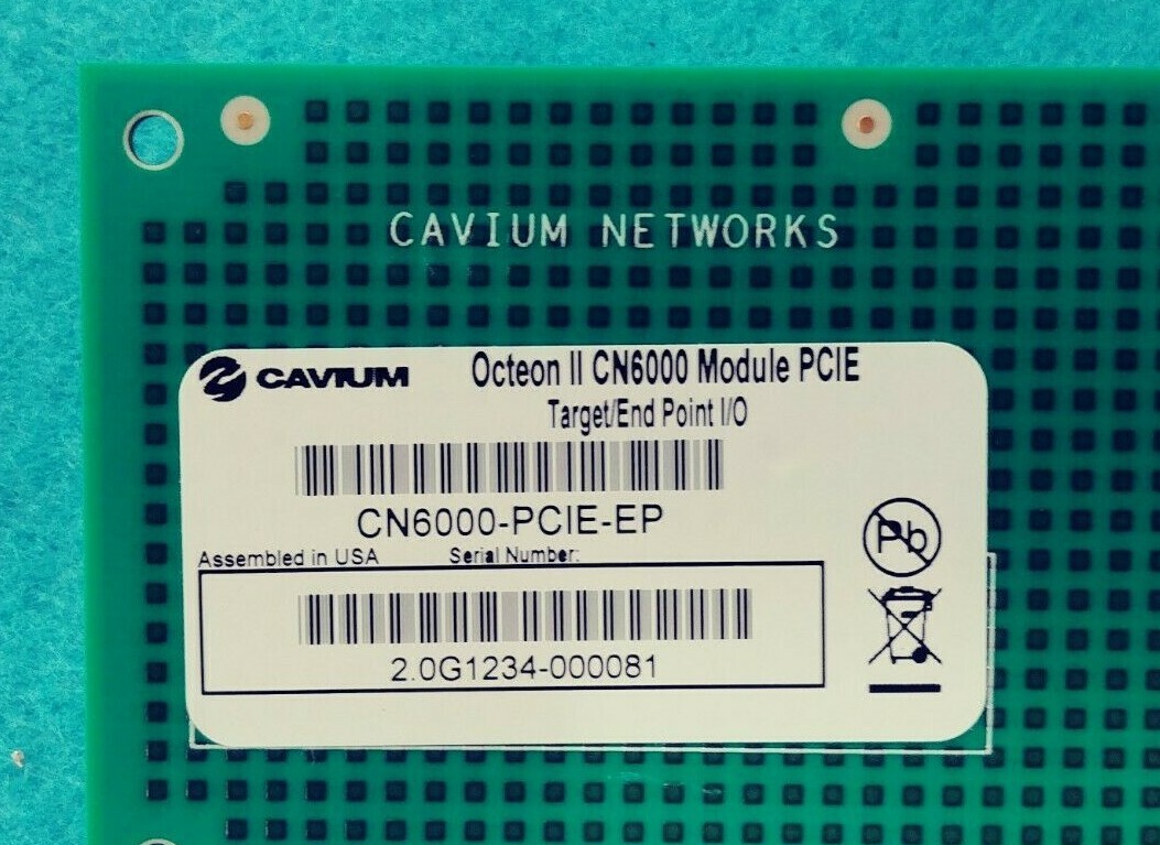 Cavium Networks Octeon II CN6000 Module PCIE Board | eBay