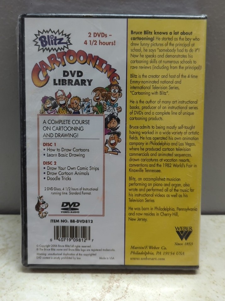 Bruce Blitz "Blitz Cartooning Library" DVD | eBay