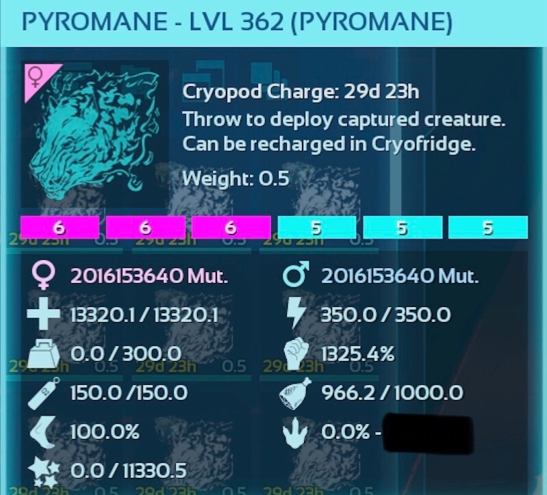 TOP STATS 13.3k 1325m Cotton Candy Pyromane Ark Survival Ascended ASA ...