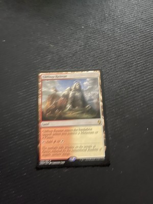 MTG Magic the Gathering CLIFFTOP RETREAT Dominaria LP Light Play | eBay