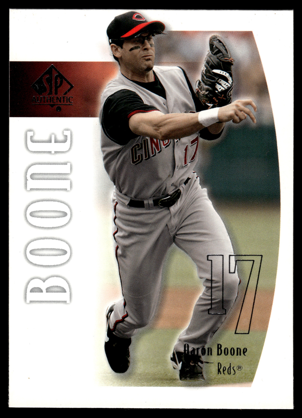 2002 SP Authentic Aaron Boone #176 Cincinnati Reds Baseball Card | eBay