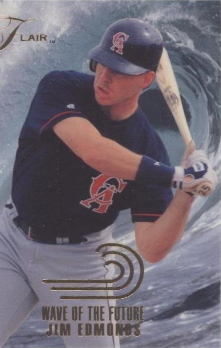 1993 Flair - Wave of the Future Jim Edmonds #4 (RC) for sale online | eBay