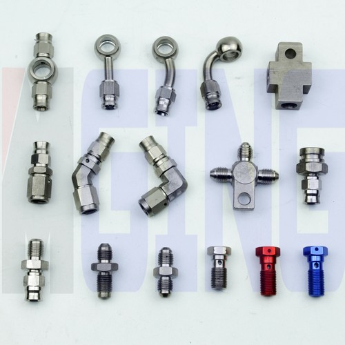 3an an3 3 T Tee 3 way Female Brake Line Fitting Adaptor Splitter ...