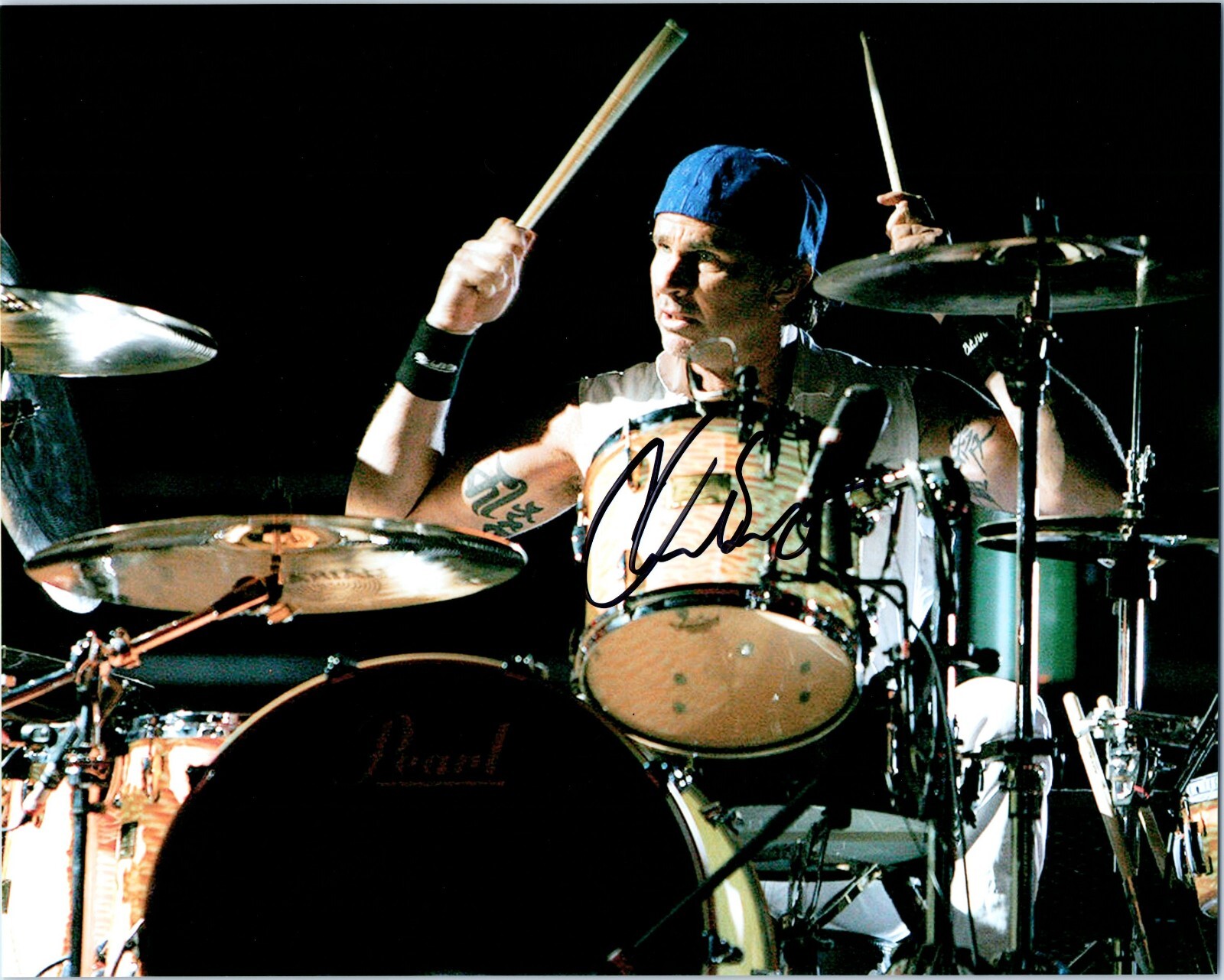 RED HOT CHILI PEPPERS CHAD SMITH SIGNED AUTOGRAPHED 8X10 PHOTO F | eBay