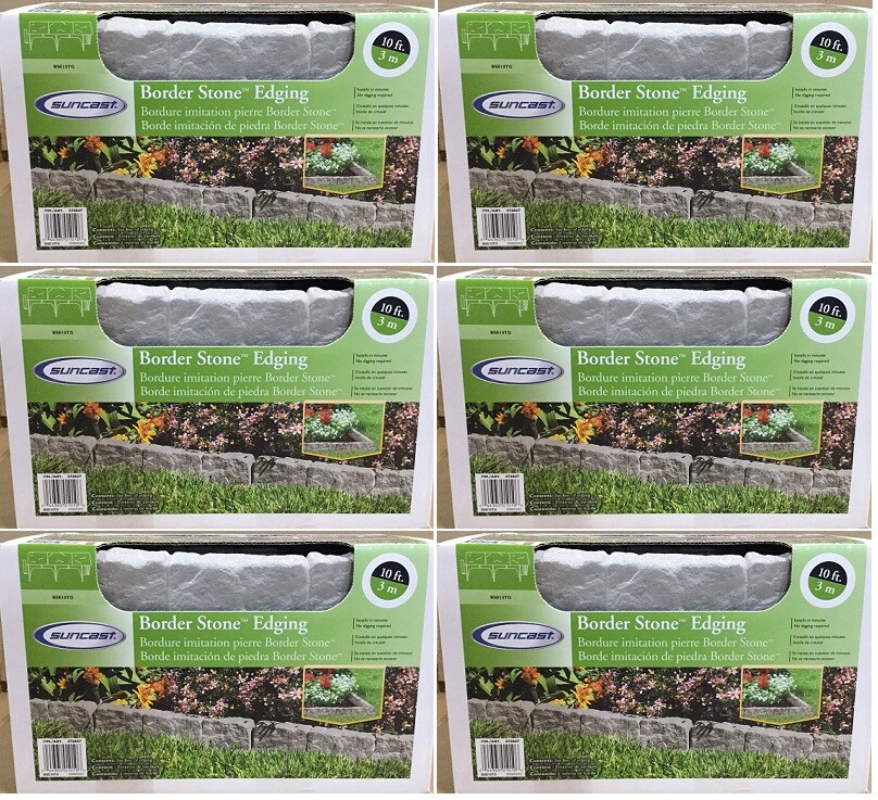Suncast Landscape Edging 6) Ea Suncast BSE10TG 10' Pack 12" Border