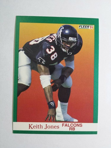 KEITH JONES 1991 FLEER FOOTBALL CARD # 204 C5313 | eBay
