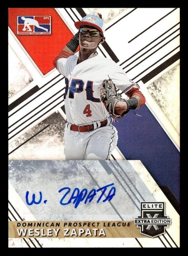 2019 Panini Elite Extra Edition #196 Wesley Zapata Autographs | eBay