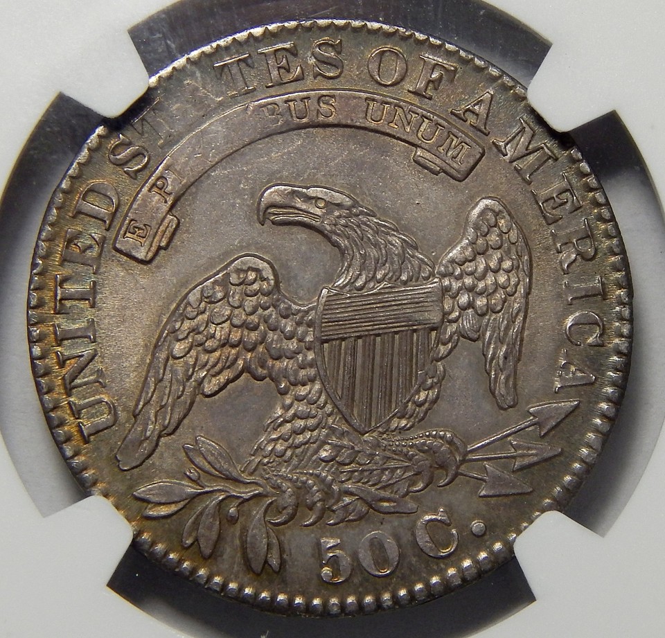 1832 NGC AU58 CAPPED BUST HALF DOLLAR | eBay
