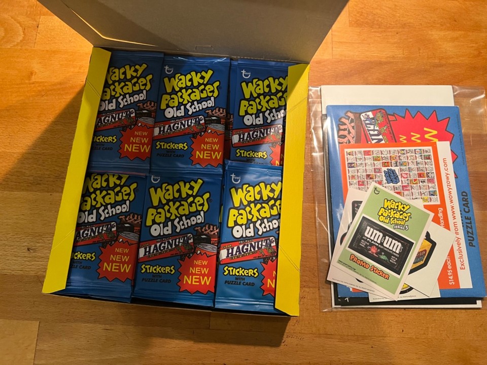 WACKY PACKAGES Old School 2 OPEN BOX 24 packs with Extras TOPPS 2011 | eBay