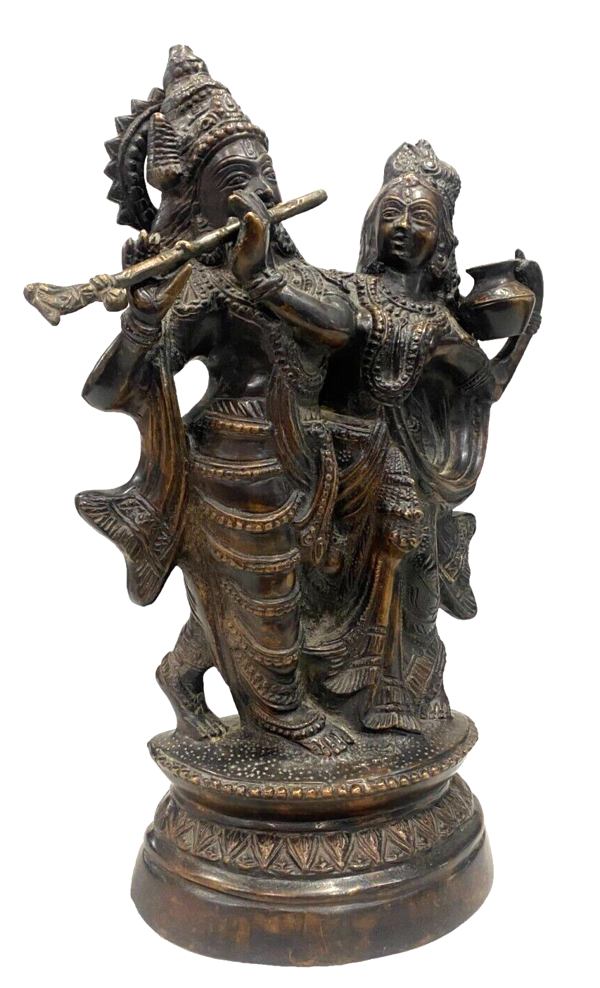 Decorative MetalKrishna Statue | Krishna Idol Radha Krishna Murti ...